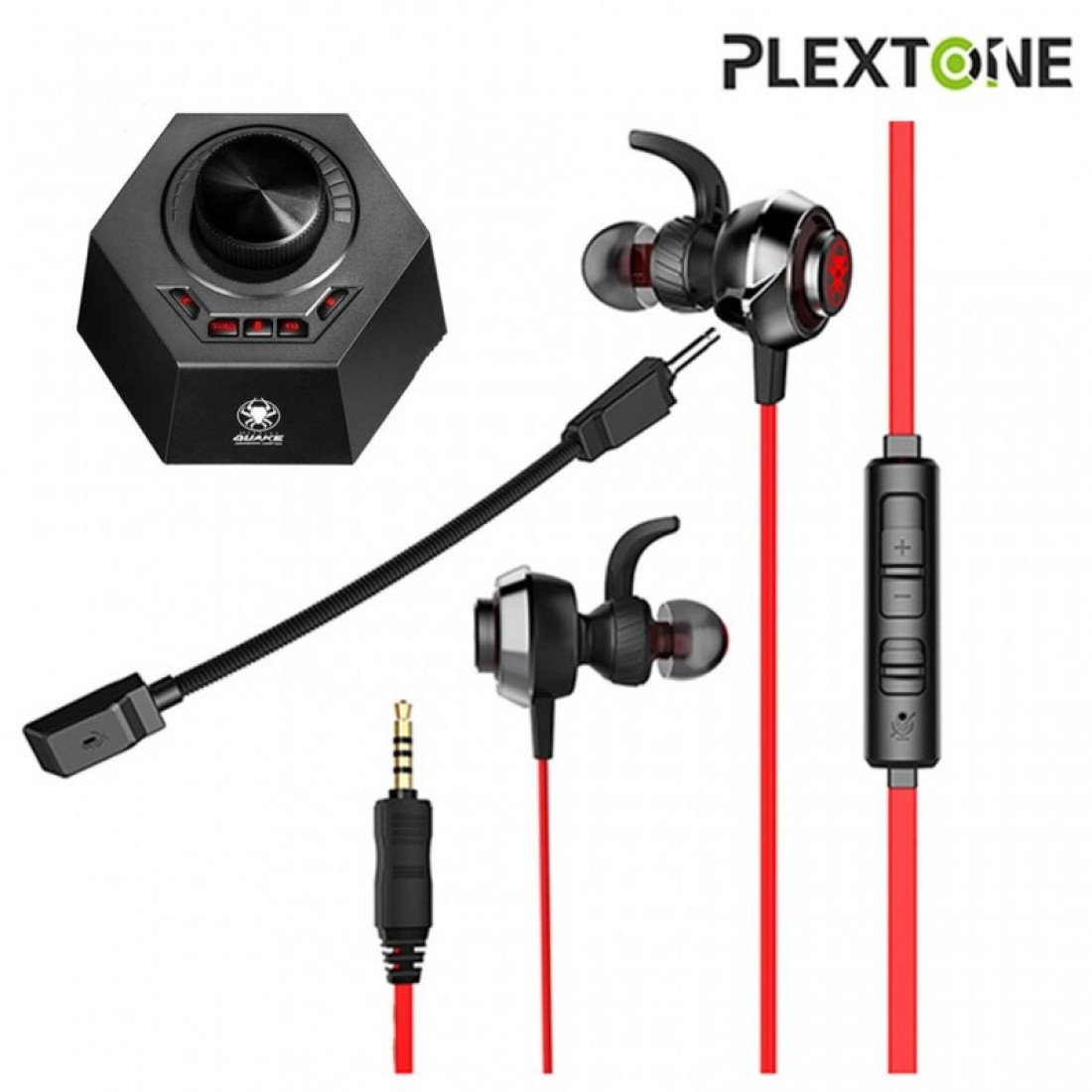 PLEXTONE G50 GameDSP Gaming Earphones with Mic Noise Reduction with ...
