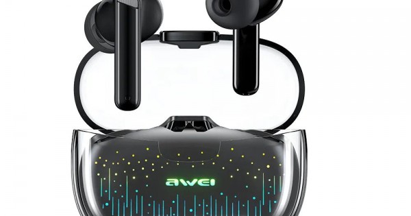 Awei T52 Pro True Wireless Gaming Earbuds with Charging Case