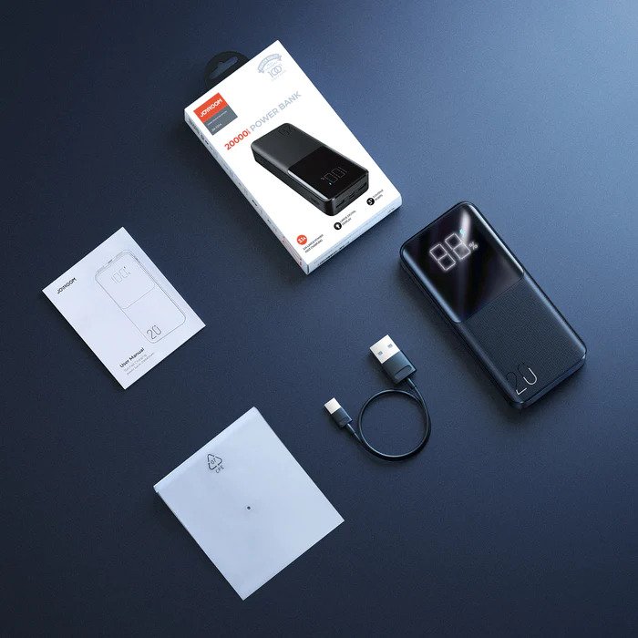 JOYROOM JR-T014 20000MAH 15W FAST Charging 3 OUTPUTS & 2 INPUTS POWER ...