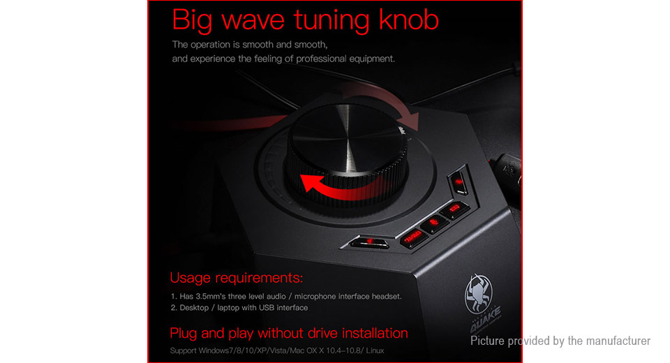 PLEXTONE G600 OVER EAR NECKBAND + PLEXTONE QUAKE GS5 USB SOUND CARD ...